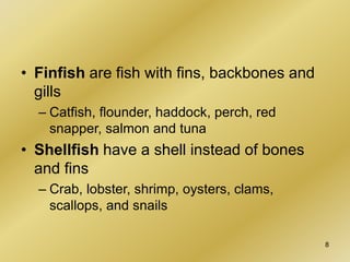 Meat, poultry and fish notes on commodities | PPT