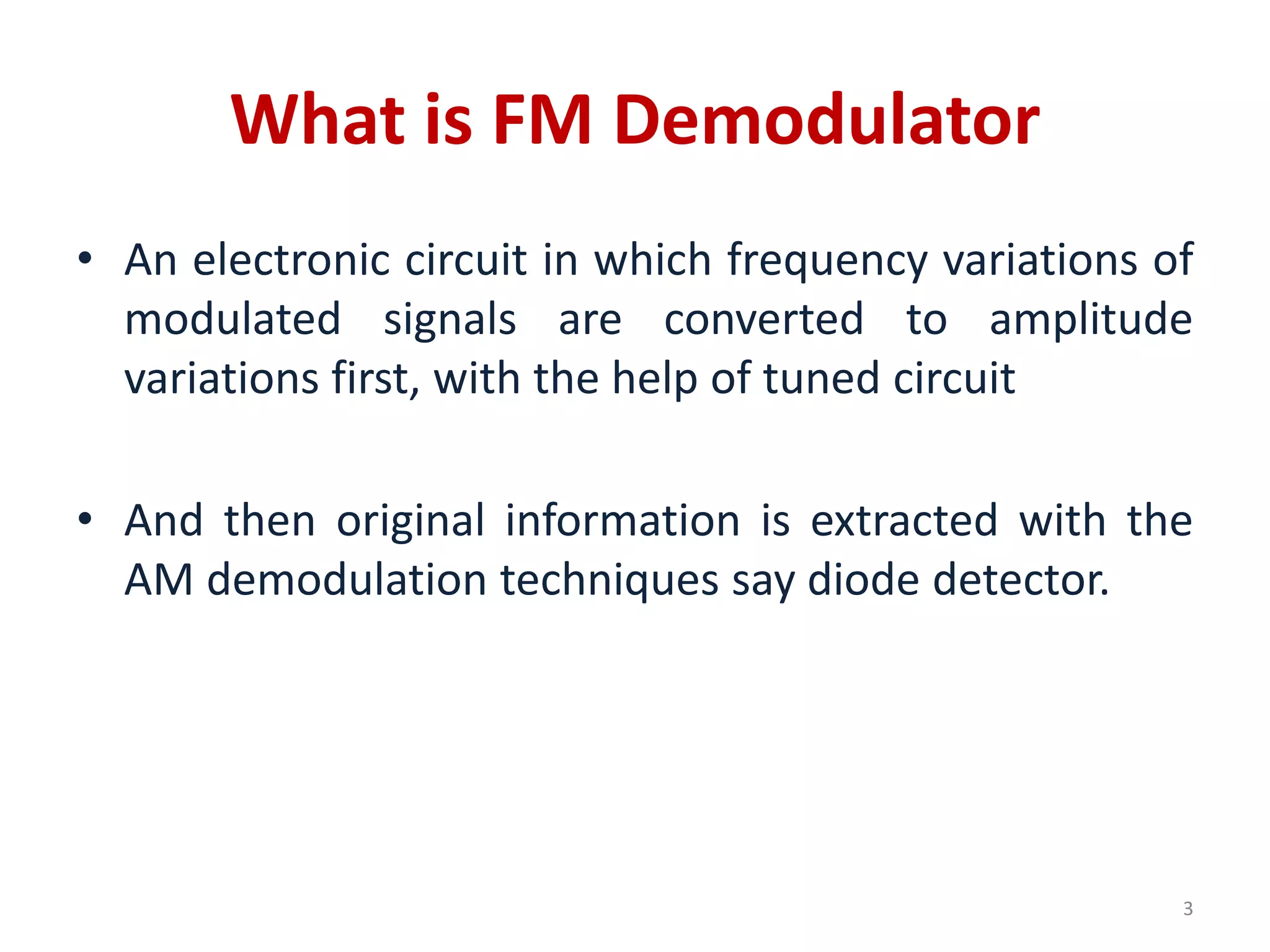 17 FM_Demodulators-Slope_Detectors.pdf | Digital Audio | Computer Software and Applications