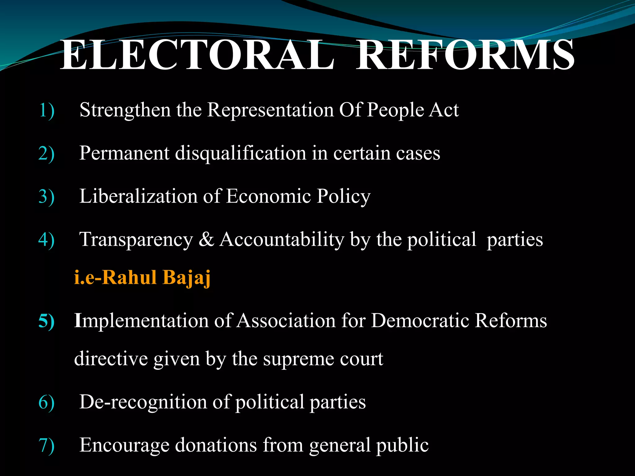 forms & extent of electoral deviance in india | PPTX