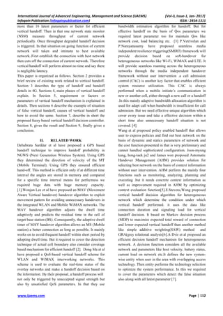 Fuzzy Based Vertical Handoff Decision Controller for Future Networks | PDF | Computer Networking ...