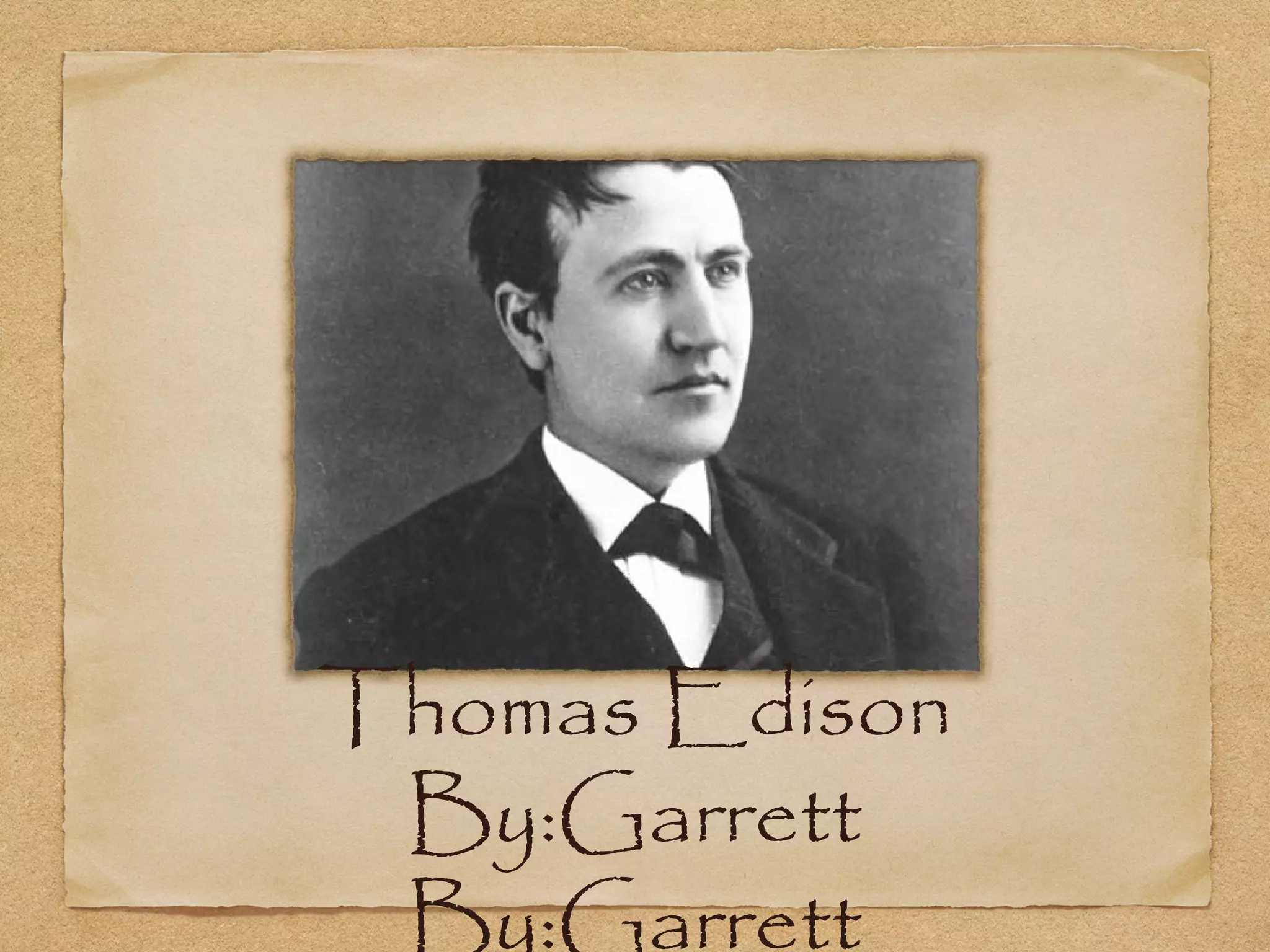 Thomas Edison Project | PPT