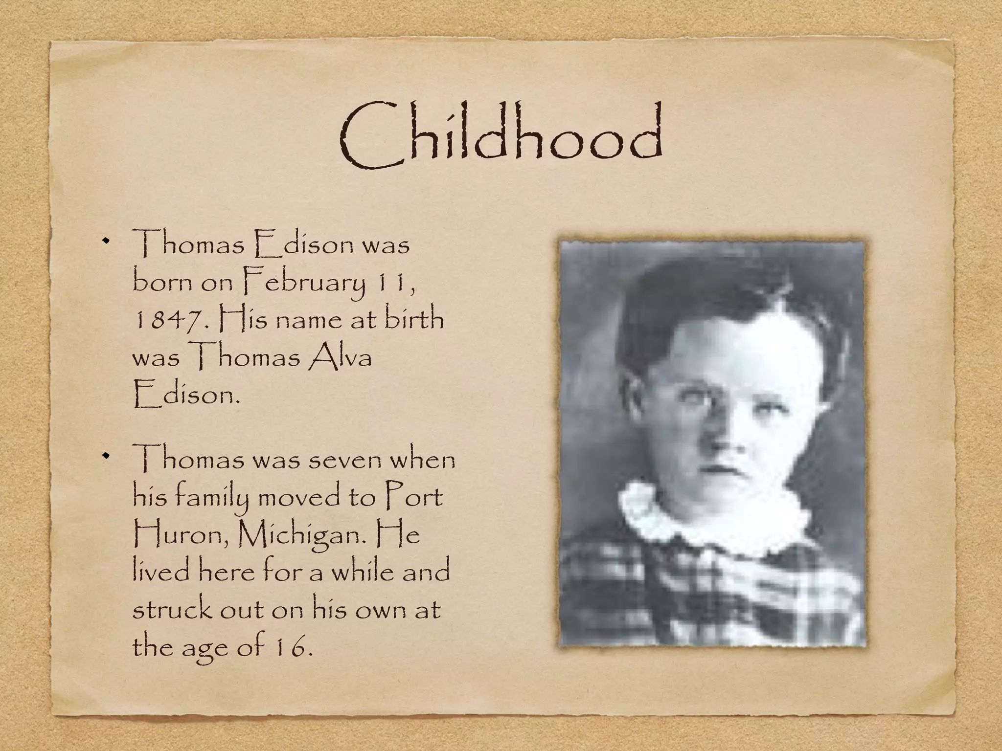 Thomas Edison Project | PPT