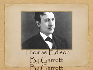 Thomas Edison Project | PPT