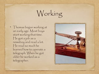Thomas Edison Project | PPT