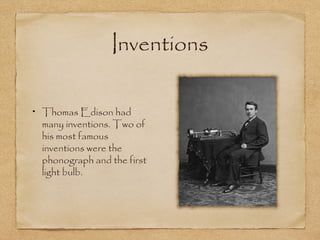 Thomas Edison Project