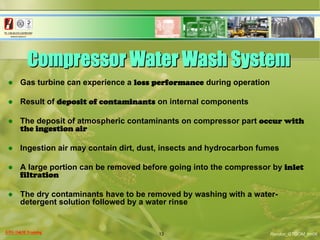 Gas Turbine Generator Compressor Cleaning | PDF | Home Appliances ...