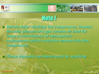 Gas Turbine Generator Compressor Cleaning | PDF | Home Appliances ...