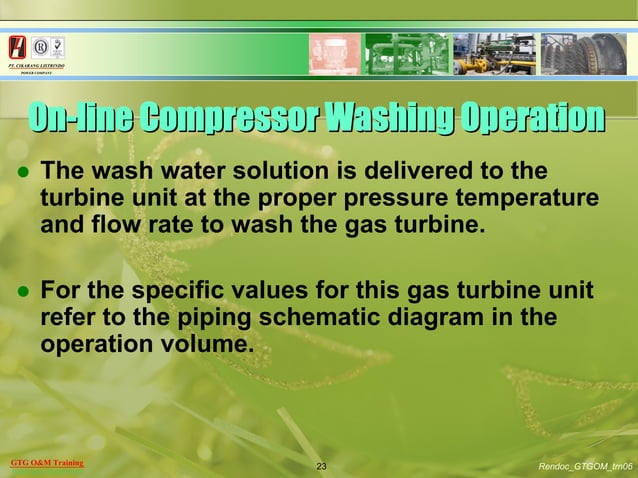 Gas Turbine Generator Compressor Cleaning | PDF | Home Appliances ...