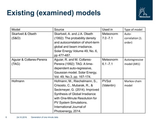 Generation of one minute data | PPT