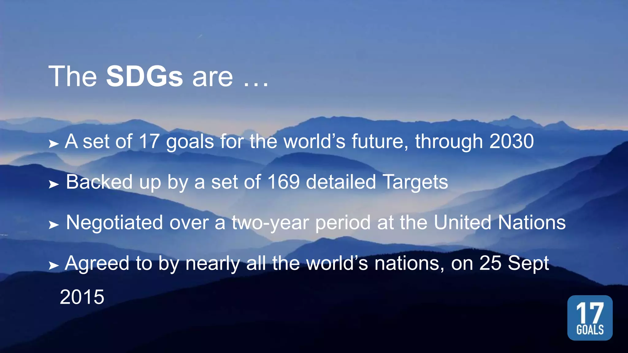 WHO 17 Sustainable development goals SDGs | PPTX