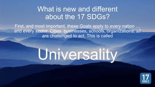 WHO 17 Sustainable development goals SDGs | PPTX