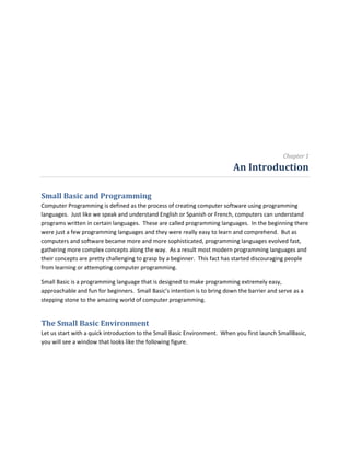 Introducing small basic | PDF