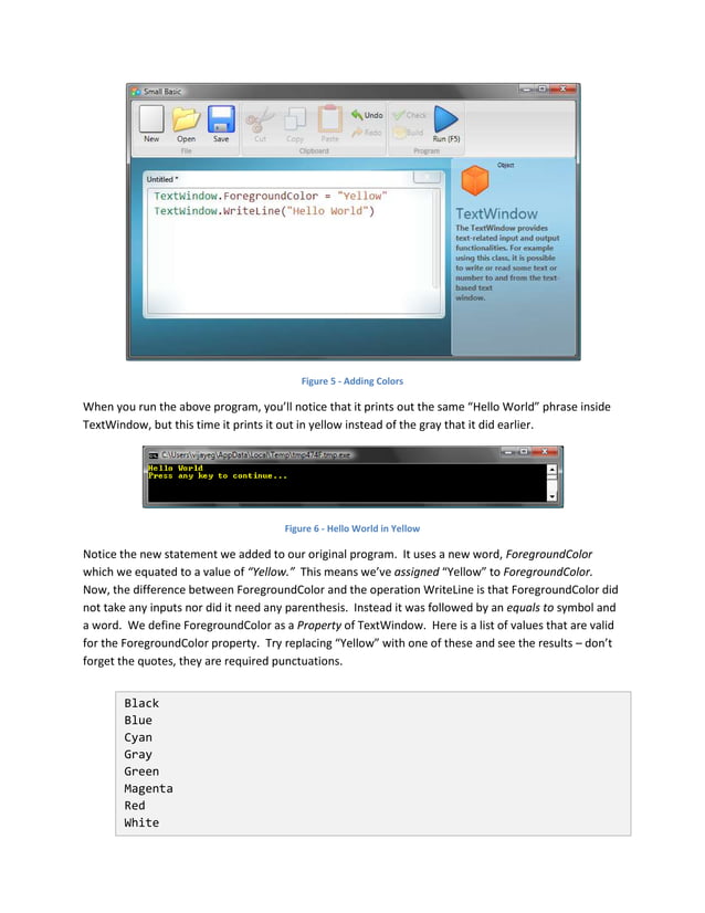 Introducing small basic | PDF