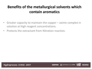 Aromatic in SX Solvent HP 2017 | PPTX | Chemistry | Science