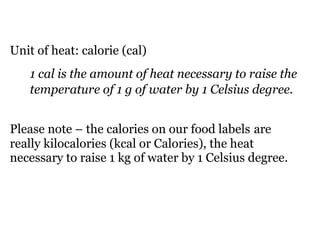 17 heat and thermodynamic | PPT