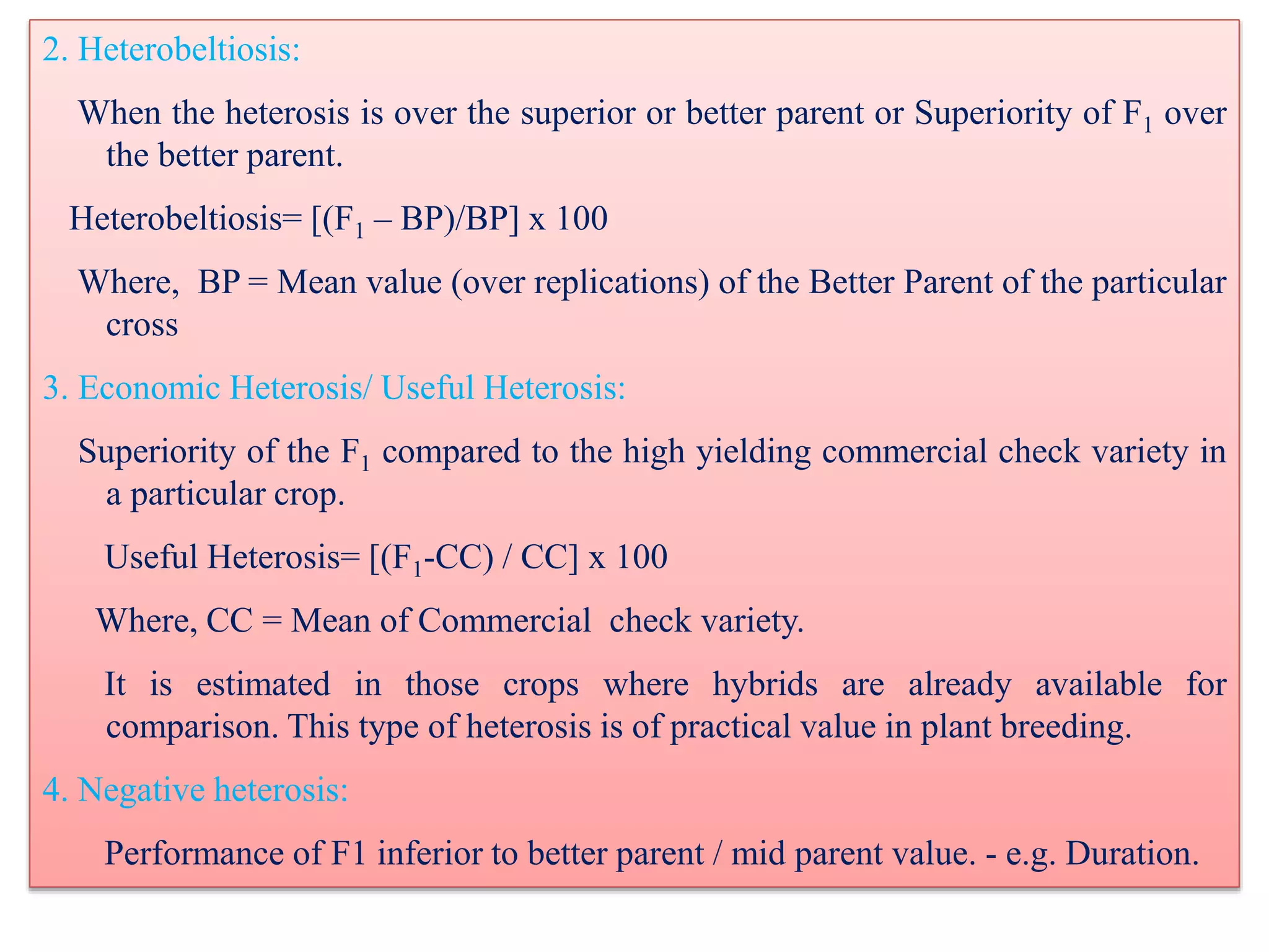 17. Heterosis breeding | PPTX