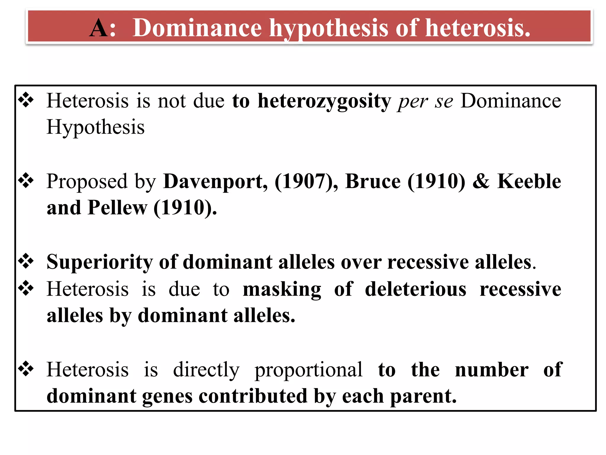 17. Heterosis breeding | PPTX