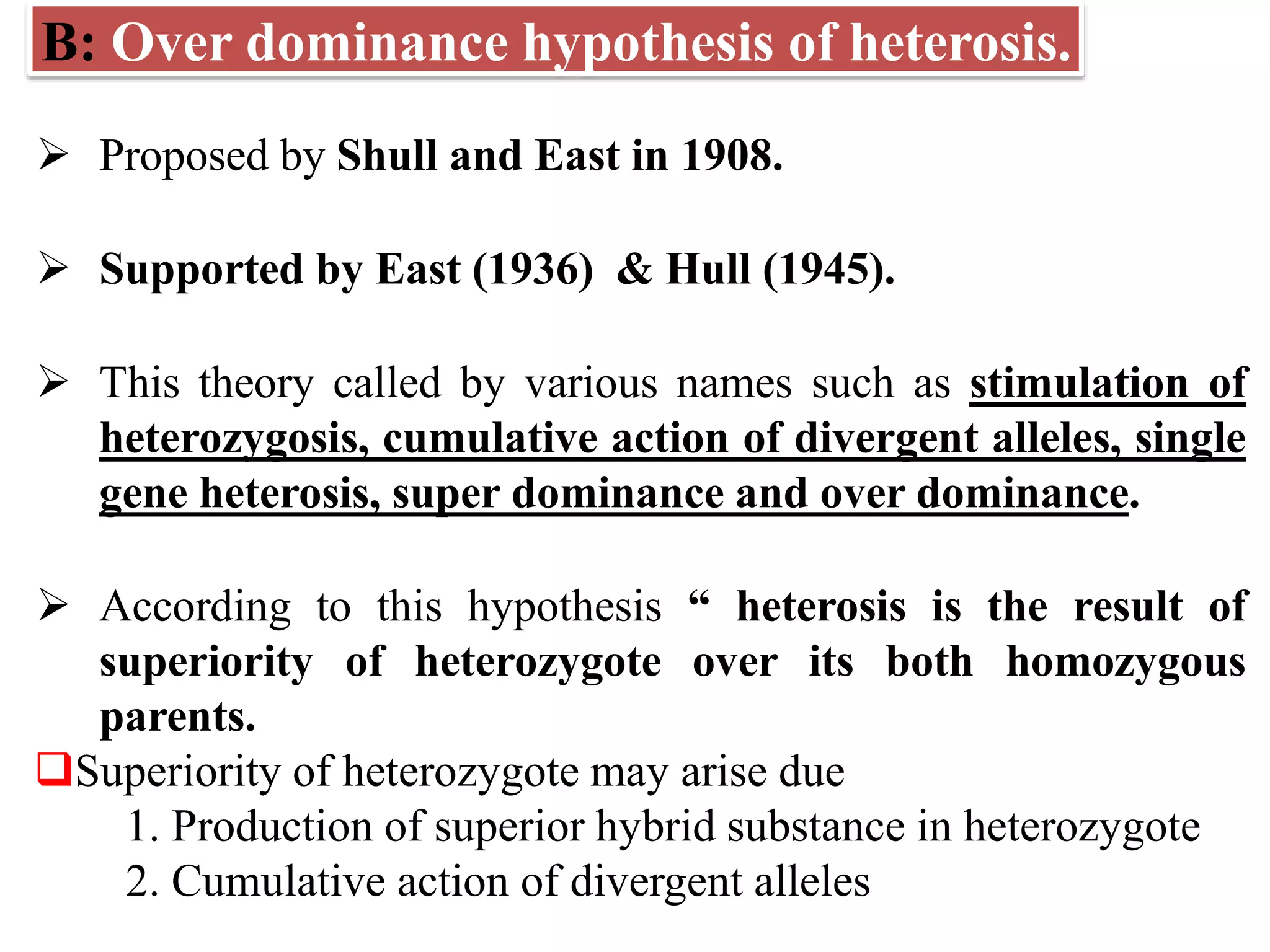 17. Heterosis breeding | PPTX