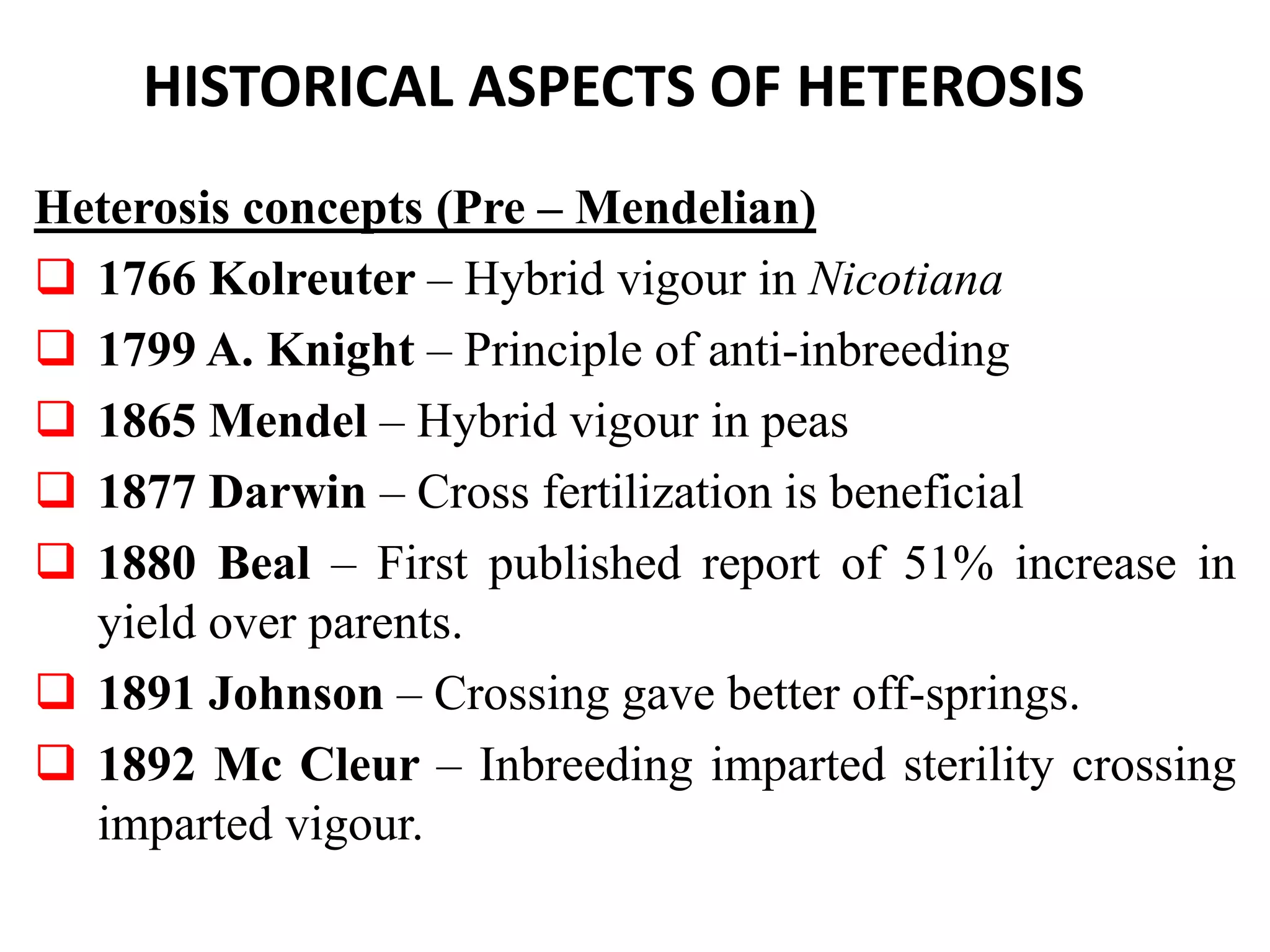 17. Heterosis breeding | PPTX