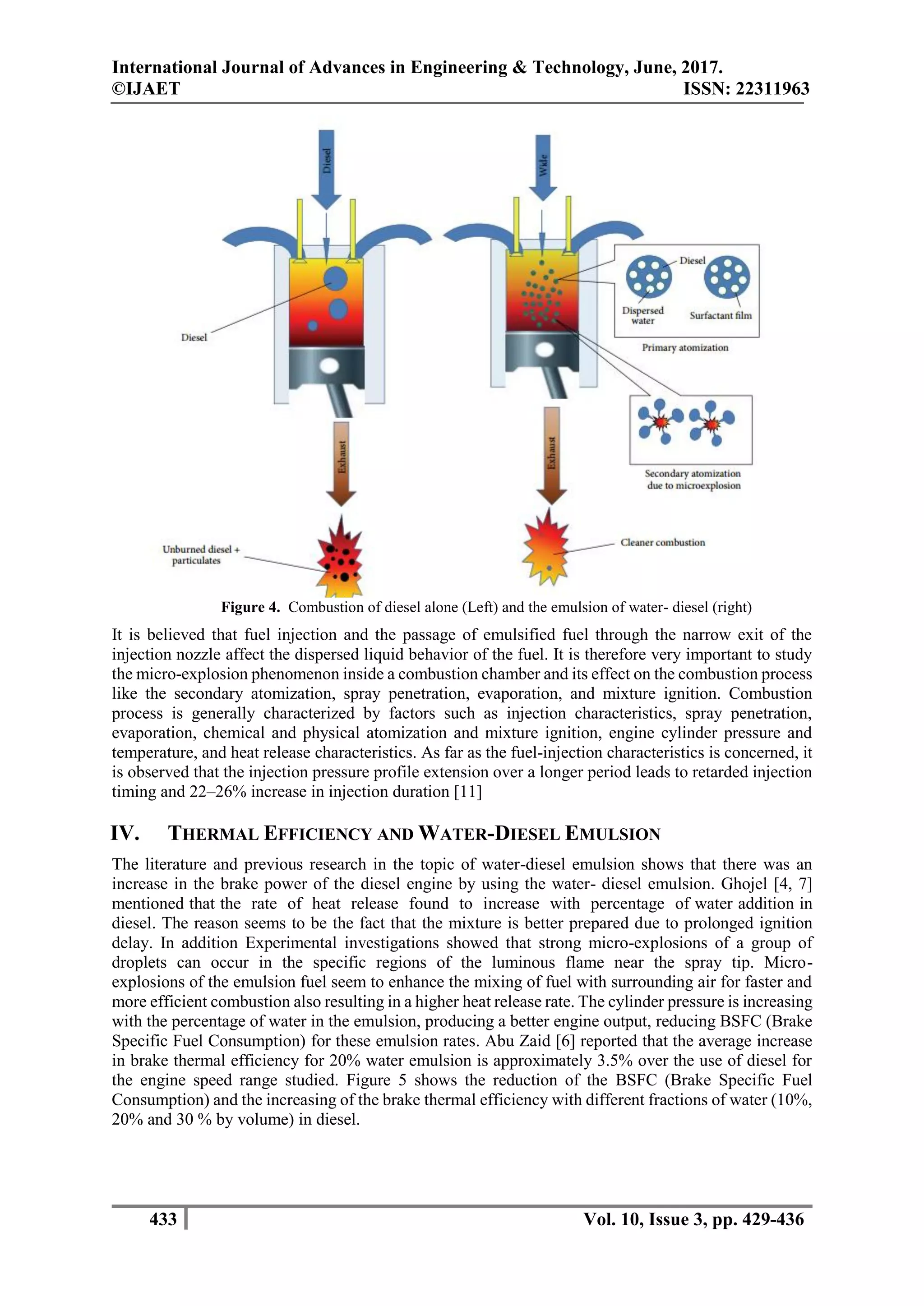 WATER-DIESEL EMULSION: A REVIEW | PDF