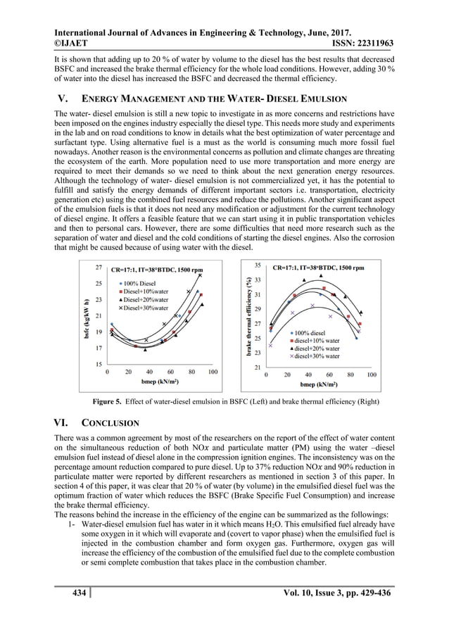 WATER-DIESEL EMULSION: A REVIEW | PDF | Chemistry | Science