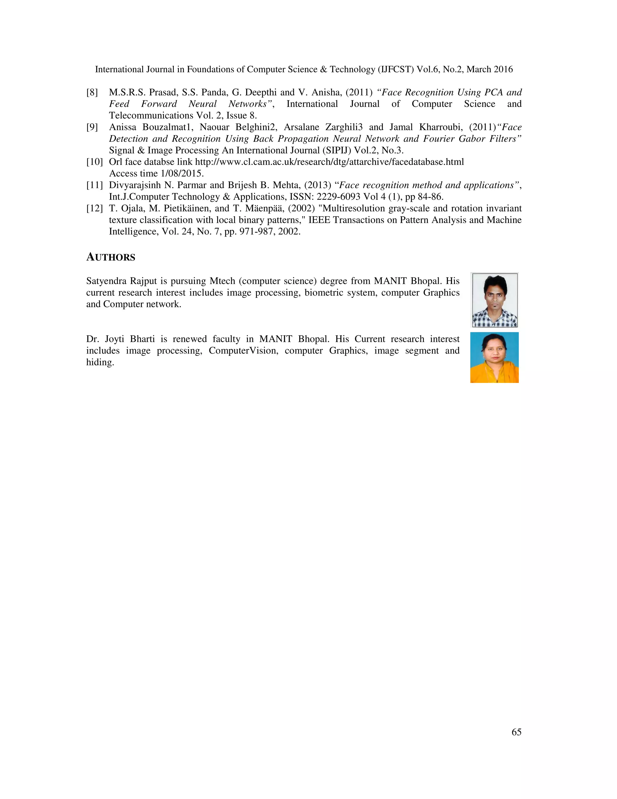 A Face Recognition Using Linear Diagonal Binary Graph Pattern Feature Extraction Method Pdf