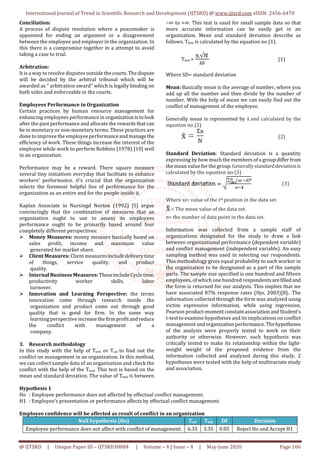 Impact of Workplace Conflict Management on Organizational Performance A ...