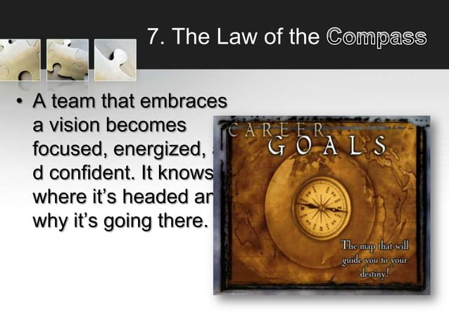 17 Indisputable Laws Of Teamwork | PPTX