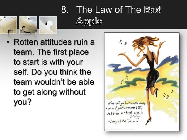 17 Indisputable Laws Of Teamwork | PPTX