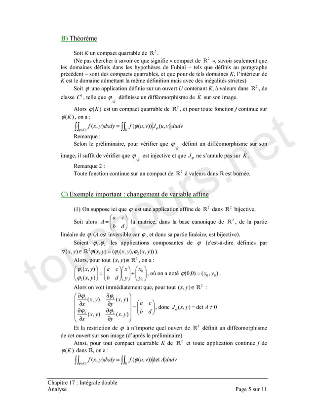 17 intégrale double | PDF