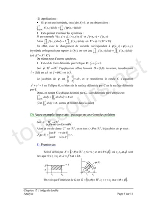 17 intégrale double | PDF