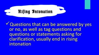 Eng7 intonation | PPT