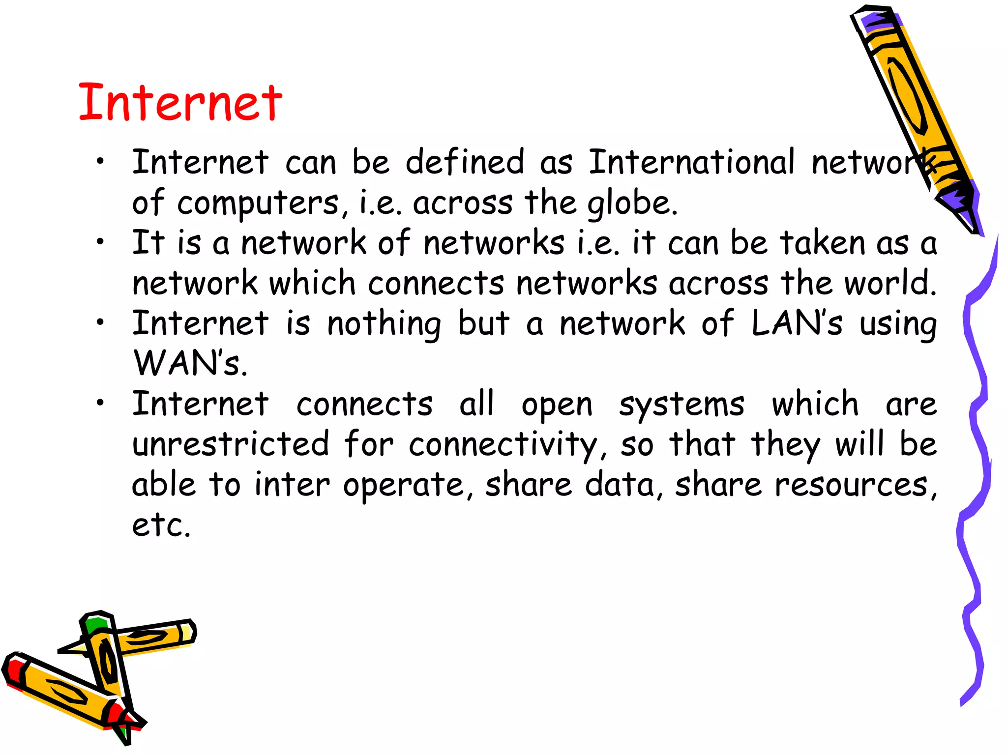 Introduction to Internet | PPT