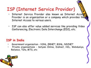 Introduction to Internet | PPT