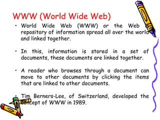 Introduction to Internet | PPT