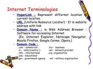 Introduction to Internet | PPT
