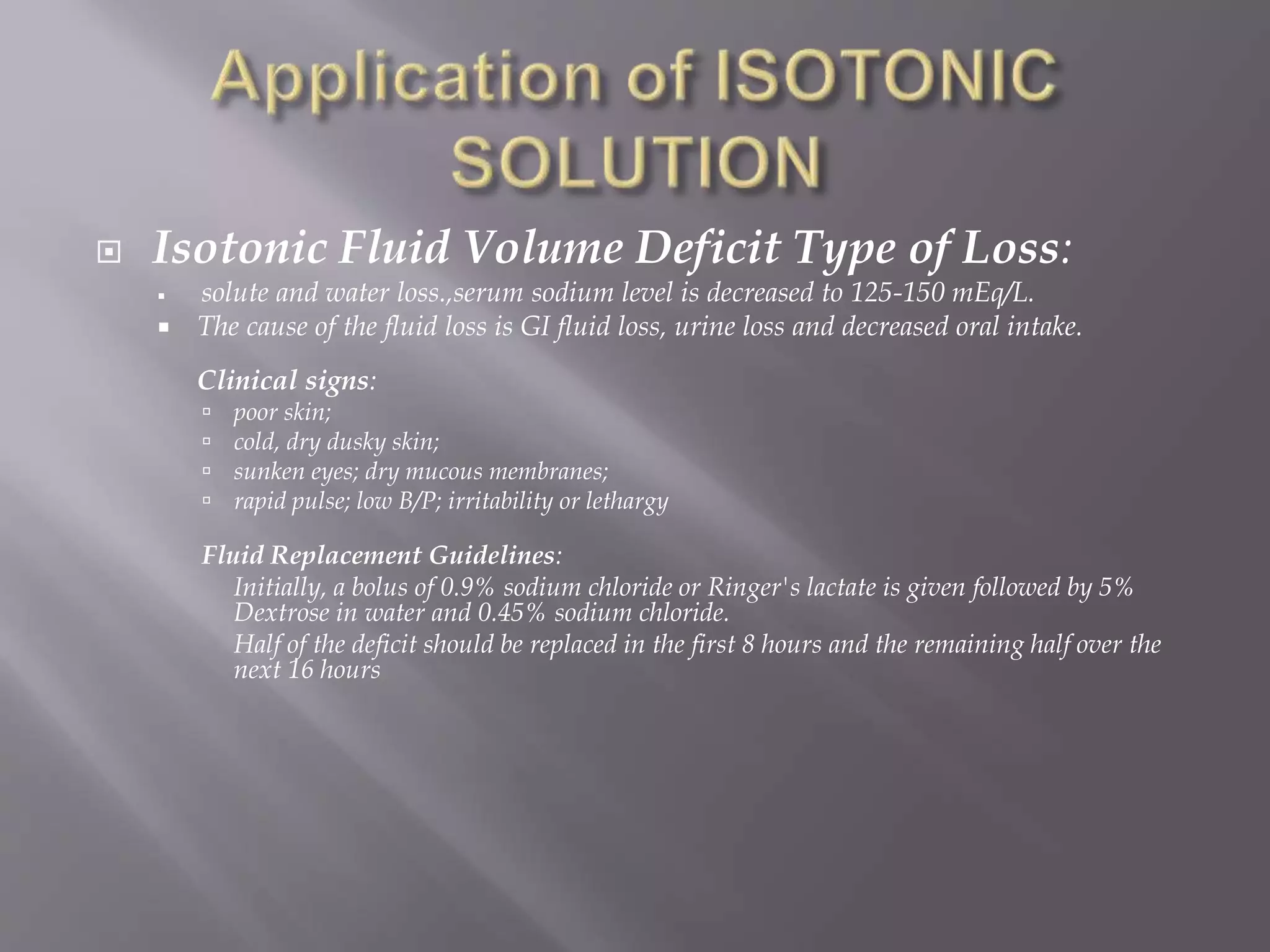Isotonic solution and application in pharmacy slideshare | PPTX