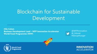 17 jan wfp_innovation_accelerator-oecd | PPT