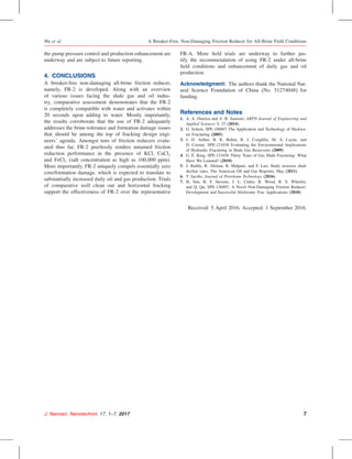 A Breaker-Free, Non-Damaging Friction Reducer for All-Brine Field ...