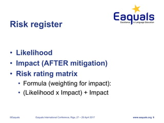 Ian Powney - Effective risk management | PPT