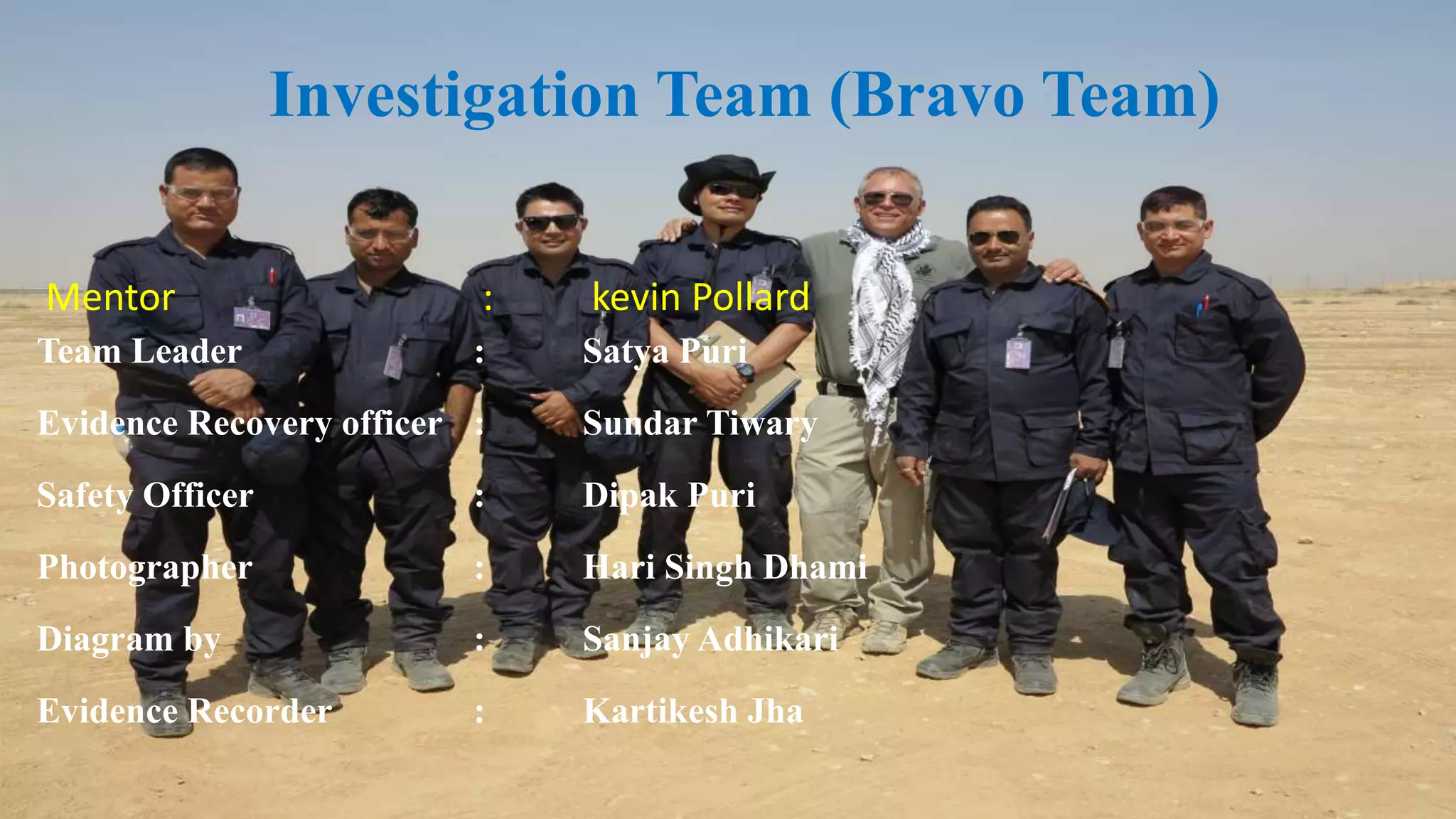 Post blast investigation | PPTX