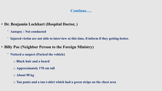 Post blast investigation | PPTX