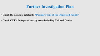 Post blast investigation | PPTX