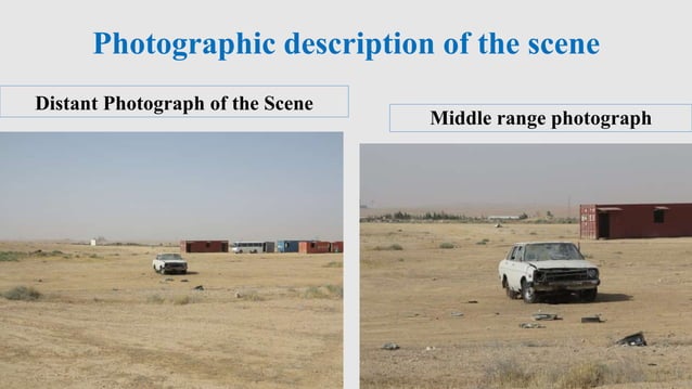 Post blast investigation | PPTX