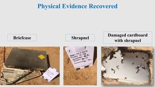 Post blast investigation | PPTX