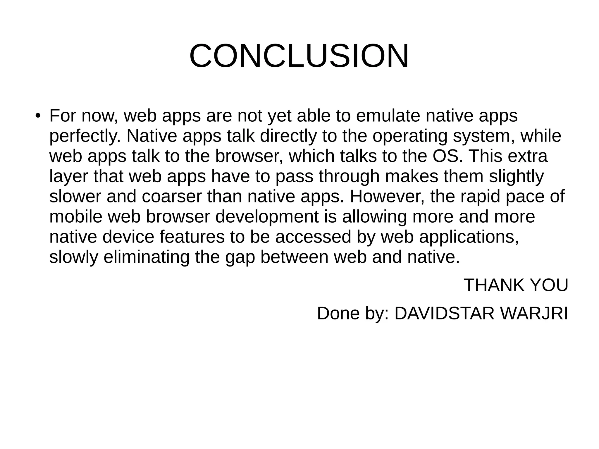 Mobile Application Development Ppt