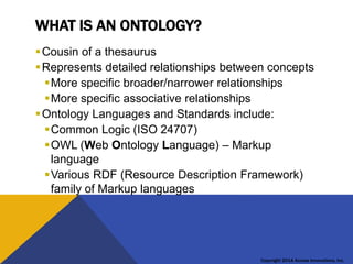Sneak Peek at Ontology Master | PPT