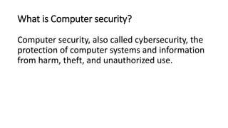 Computer security concepts ppt slides show presentation | PPT