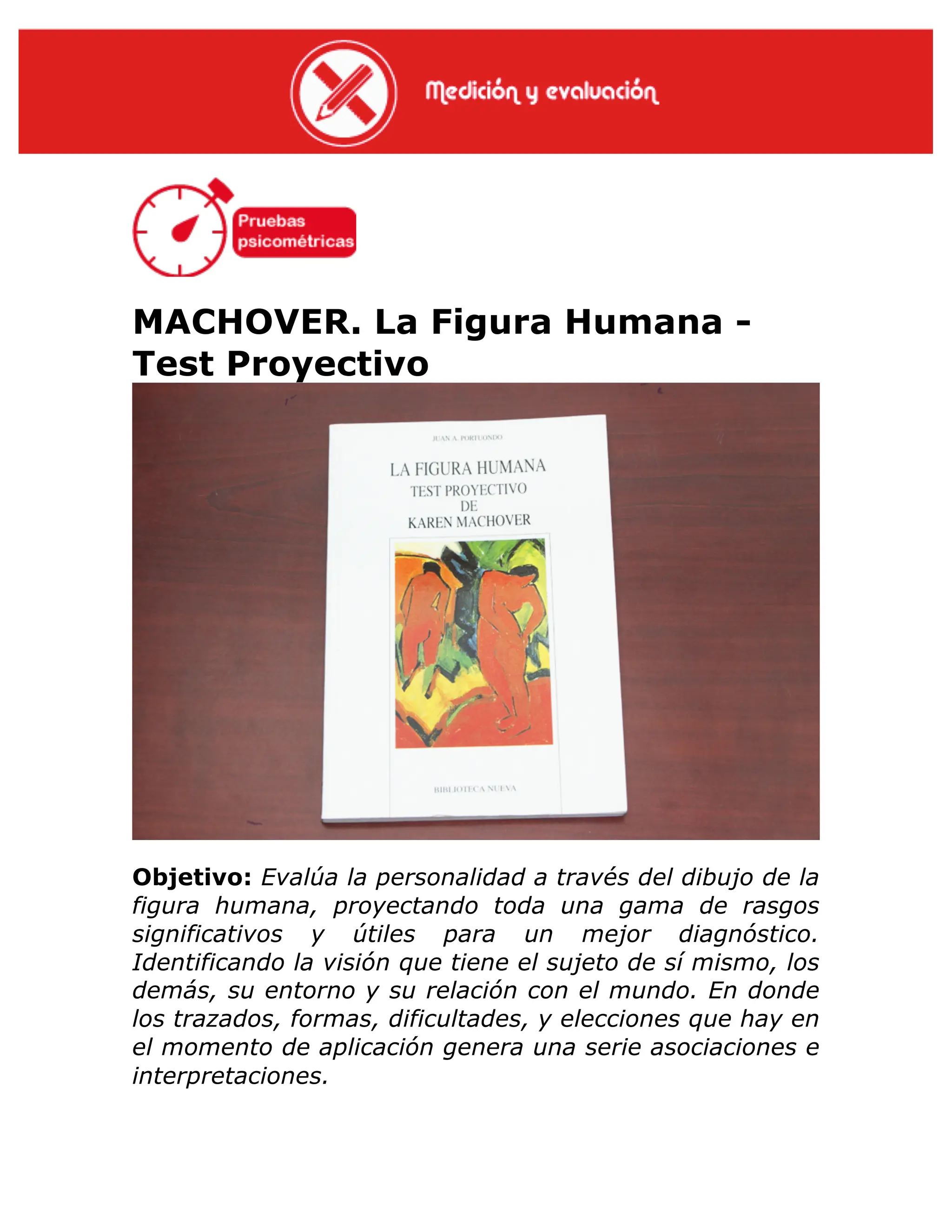 17_machover test proyectivo de la figura humana | PDF