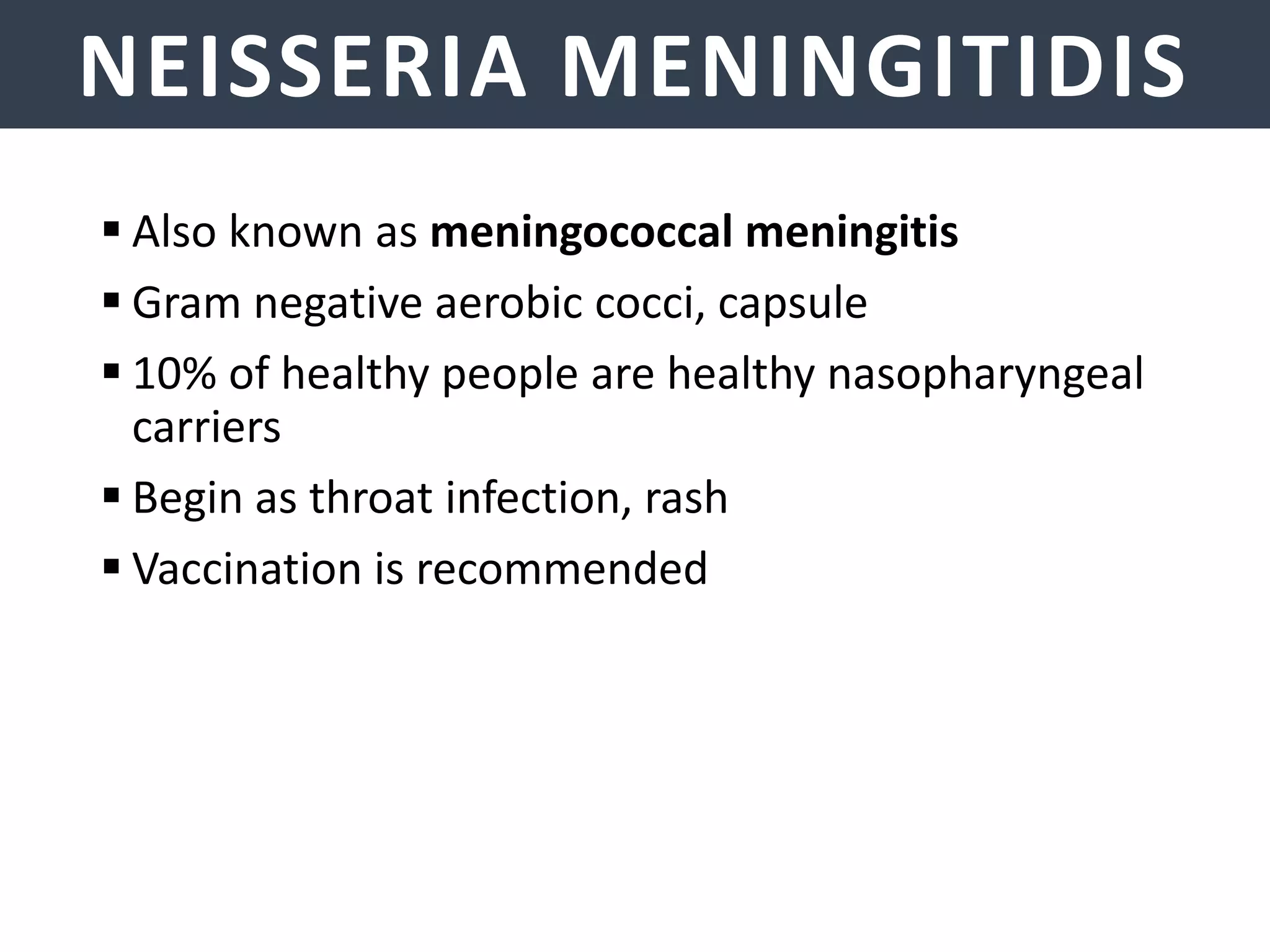Management of Meningitis | PPTX